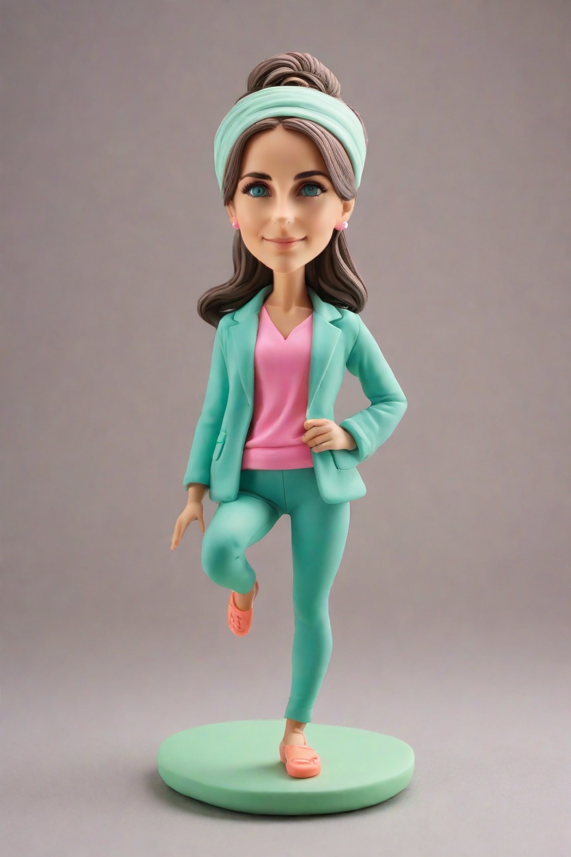 Custom Bobblehead Dolls: The Yoga Pose That Won the Game! | HeartVoice ...
