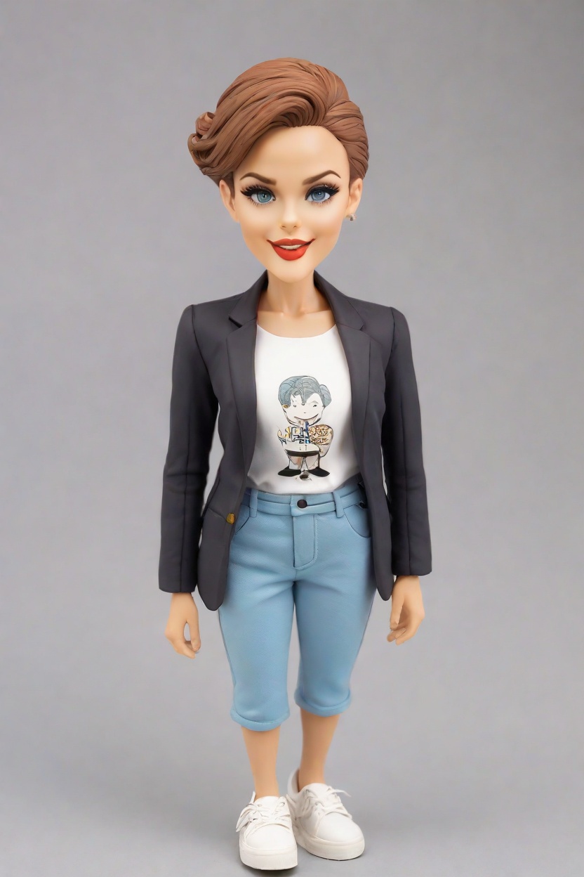The Chic Blazer Bobblehead: A Custom Doll That's Winking at Business ...