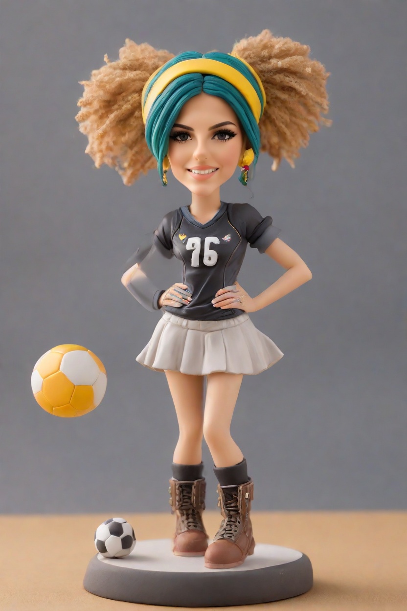Custom Kicking Punk Bobblehead | HeartVoice Gifts