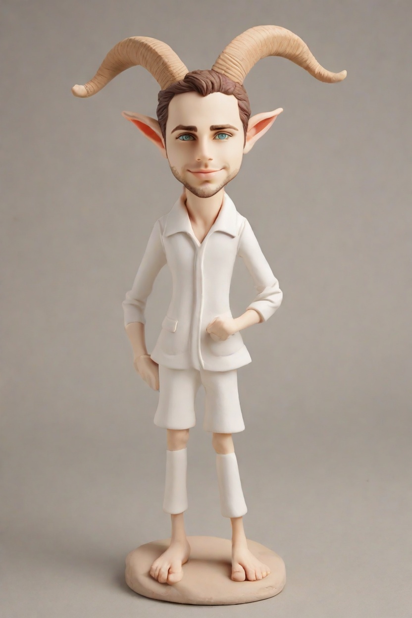 custom Corporate Mascot Goat bobblehead | HeartVoice Gifts