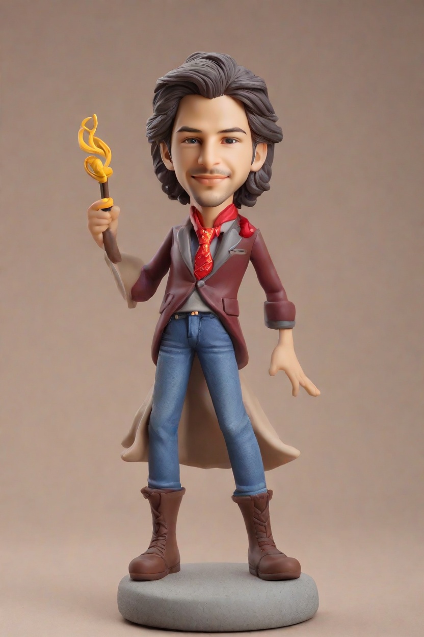 custom Wizard Punk Bobblehead | HeartVoice Gifts