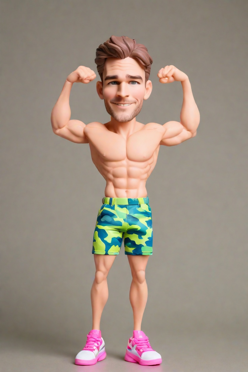 Custom Fitness Fun Bobblehead | HeartVoice Gifts