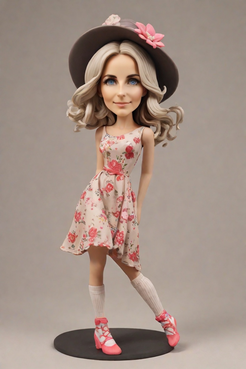 Custom Vintage-Inspired Playful Bobblehead | HeartVoice Gifts