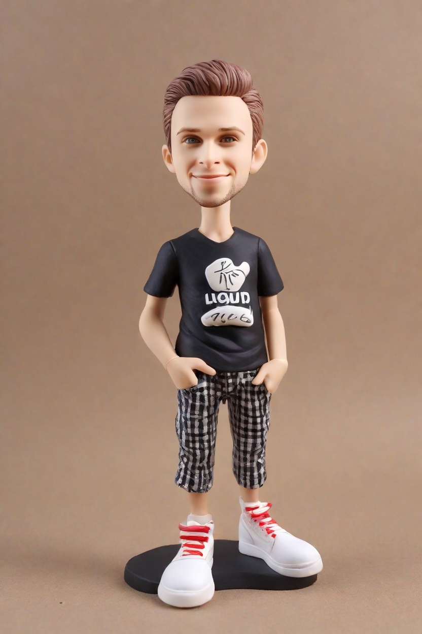 Custom Rockstar Guitarist Bobblehead | HeartVoice Gifts