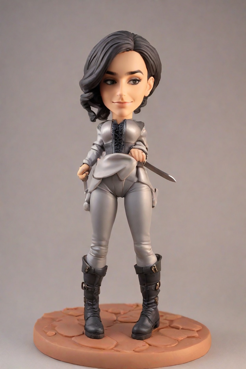 Custom Heroic Fantasy Female Bobblehead | HeartVoice Gifts