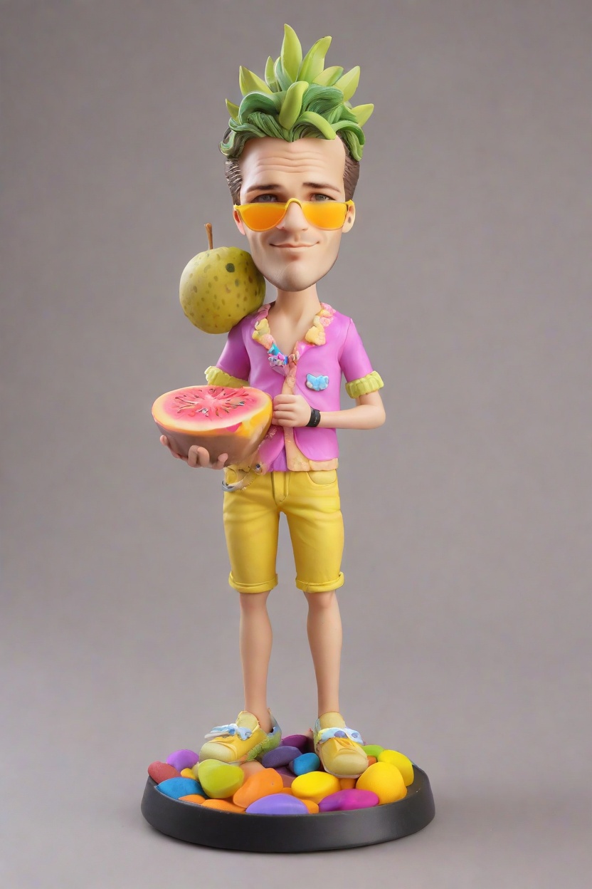Custom Fruity Fun Bobblehead | HeartVoice Gifts