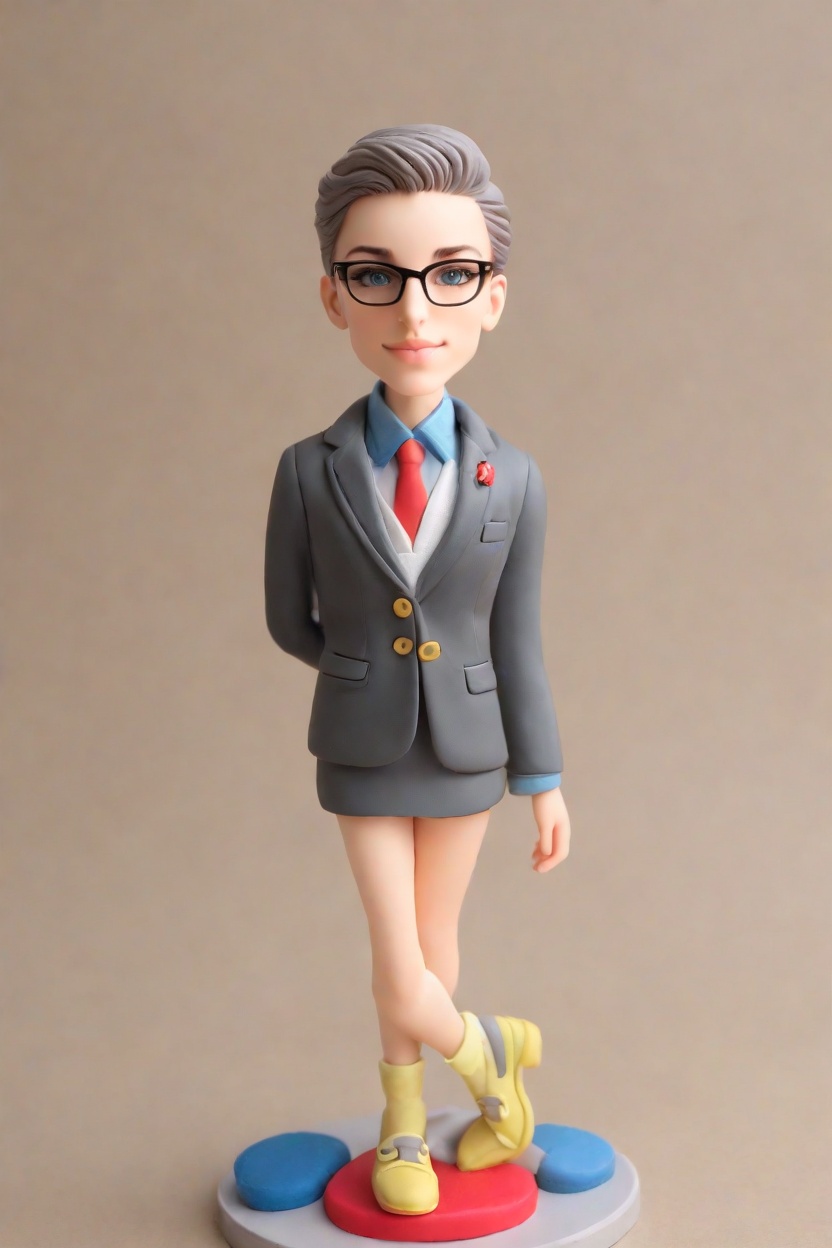 The Chic Power Suit Executive Bobblehead: A Custom Doll That's ...