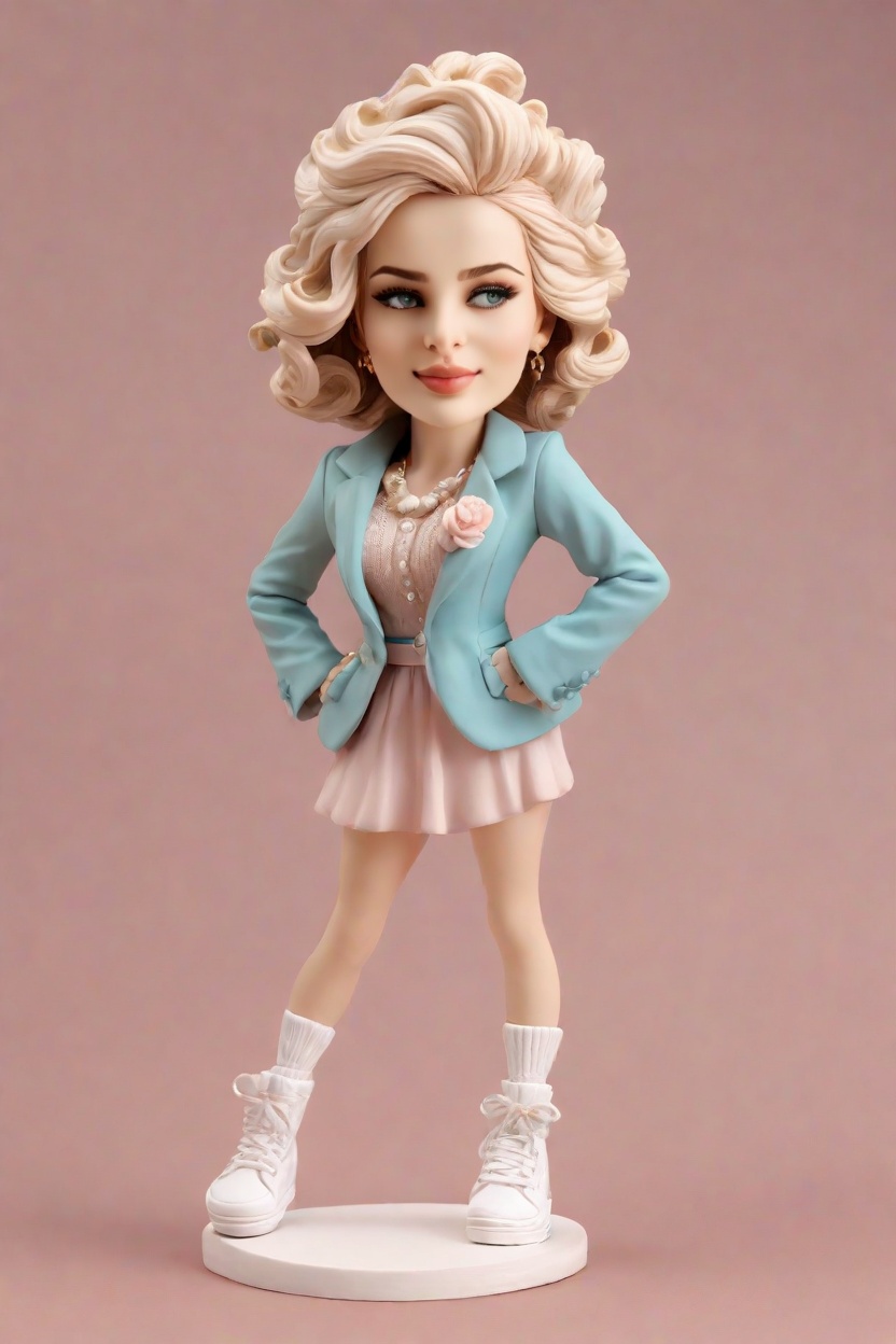 Custom Anniversary Chic Bobblehead | HeartVoice Gifts