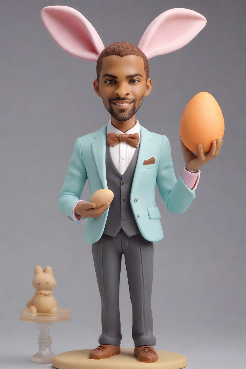 Trend Alert: Fashionable Easter Figurines Turn Heads with Custom ...