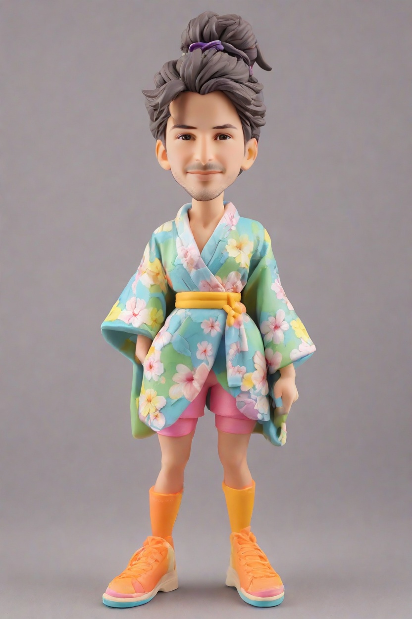 Casual Anime Custom Bobblehead | HeartVoice Gifts