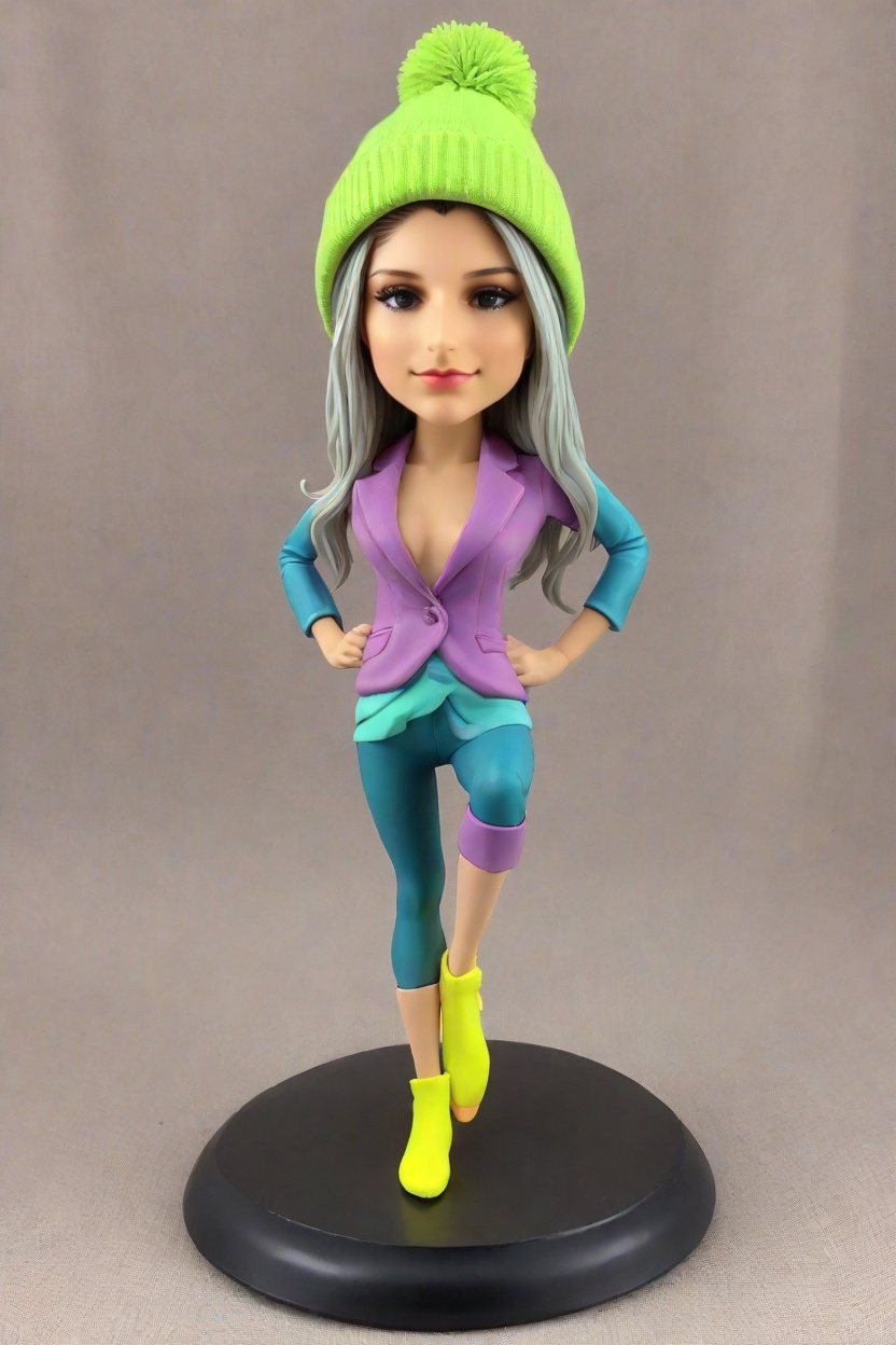 Sassy Kick Custom Trendy Bobblehead | HeartVoice Gifts