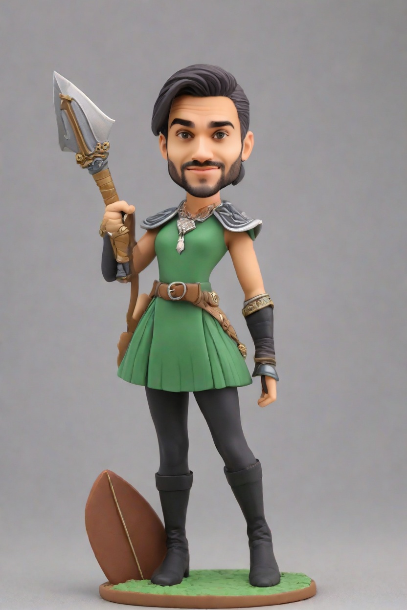 Custom Heroic Pose Bobblehead | HeartVoice Gifts