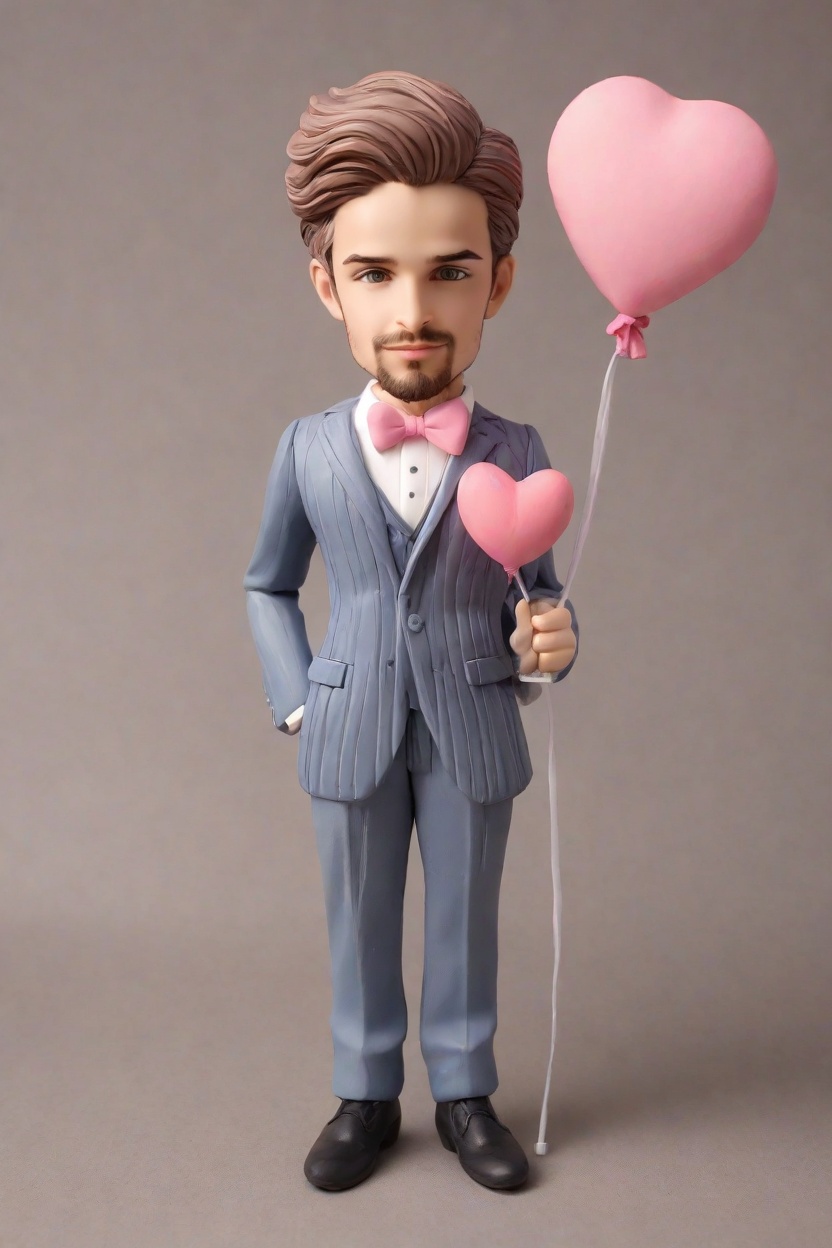 Custom Romantic Valentine Bobblehead | HeartVoice Gifts