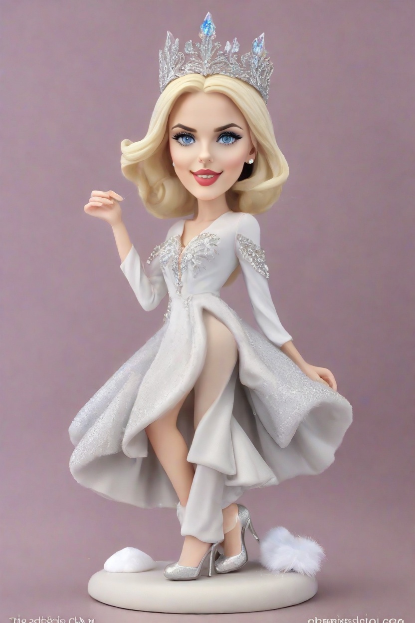 Custom Winter Gala Figurine Bobblehead | HeartVoice Gifts